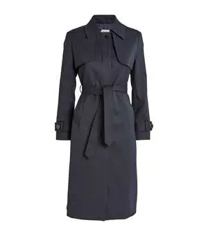 Sandro Pleated Trench Coat