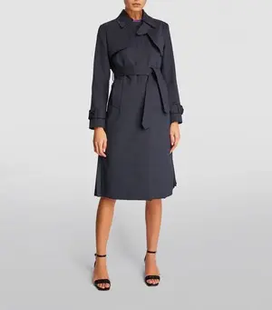 Sandro Pleated Trench Coat