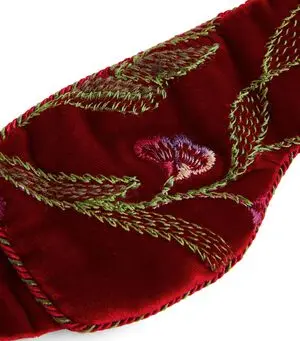 DANIEL HANSON Silk Embroidered Sleep Mask