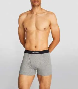 TOM FORD Logo Trunks - Grey