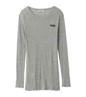 Miu Miu Ribbed Mini Dress