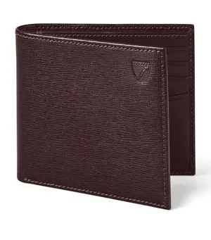 ASPINAL OF LONDON Leather Bifold Wallet Brown