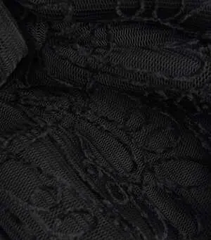 Maje Knitted Mini Skater Dress - Black