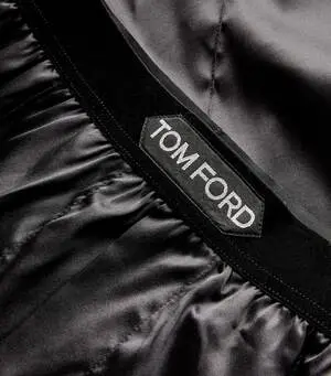 TOM FORD Stretch Silk Pyjama Bottoms - Black