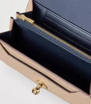 Mulberry Medium Leather Darley Wallet - Beige