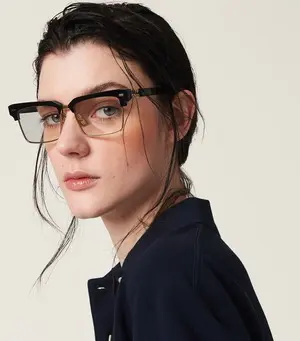 Miu Miu Cotton Logo Polo Shirt - Blue