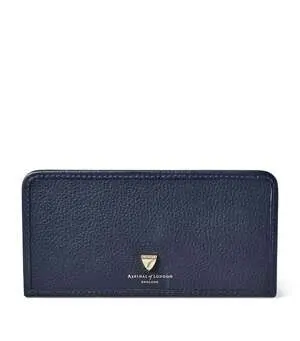 ASPINAL OF LONDON Leather Letter Rack - Blue