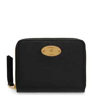 Mulberry Logo Plaque Purse - Black
