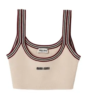 Miu Miu Cashmere Crop Top