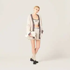 Miu Miu Cashmere Crop Top