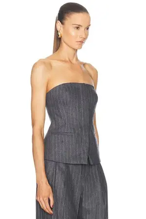 A.L.C. Renee Top - Grey Melange