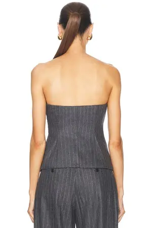 A.L.C. Renee Top - Grey Melange