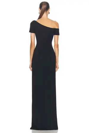 SID NEIGUM Side Cutout Off Shoulder Dress