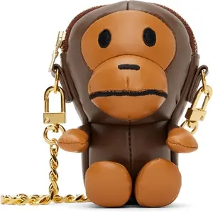A BATHING APE BAPE Milo Friends Mini Shoulder Bag - Brown