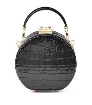 ASPINAL OF LONDON Micro Hat Box Bag - Black