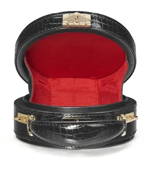ASPINAL OF LONDON Micro Hat Box Bag - Black