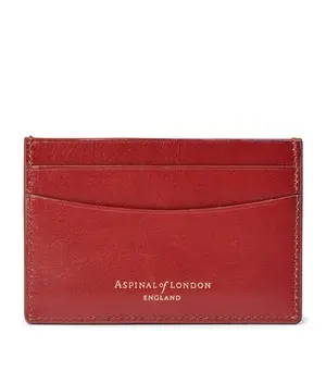 ASPINAL OF LONDON Slim Card Holder - Brown