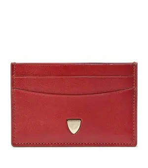 ASPINAL OF LONDON Slim Card Holder - Brown