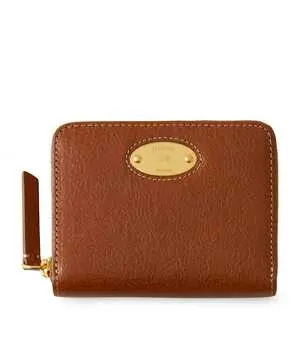 Mulberry Logo Plaque Purse - Brown