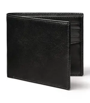 ASPINAL OF LONDON Leather Bifold Wallet - Black