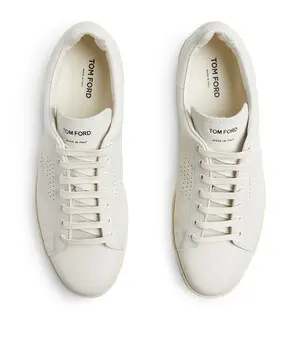 TOM FORD Leather Warwick Sneakers - Neutral