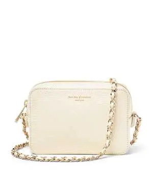 ASPINAL OF LONDON Leather Milly Cross-body Bag - Neutral