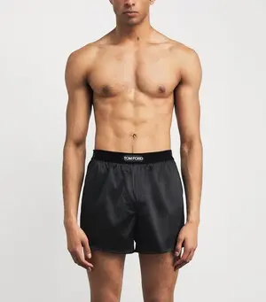TOM FORD Stretch-silk Boxer Shorts