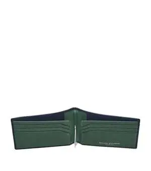 ASPINAL OF LONDON Leather Bi-fold Wallet - Black