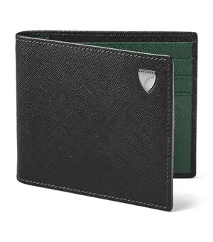 ASPINAL OF LONDON Leather Bi-fold Wallet - Black