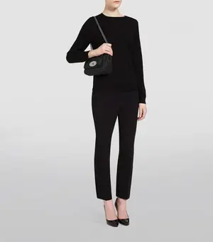 Mulberry Leather Lily Shoulder Bag - Black