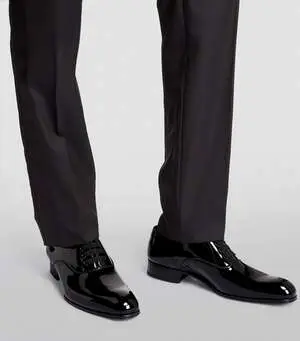 TOM FORD Ganni Patent Leather Formal Shoes - Black