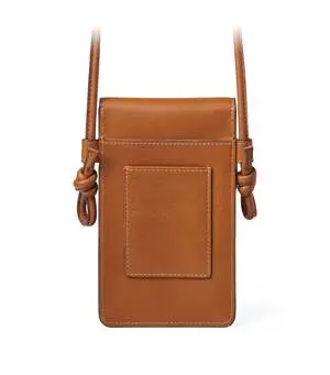 ASPINAL OF LONDON Leather Ella Phone Pouch - Brown