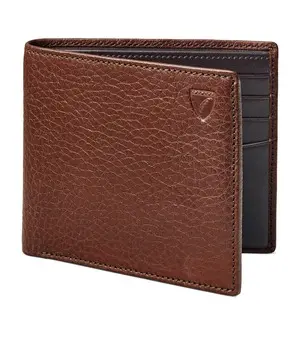 ASPINAL OF LONDON Classic Billfold Leather Wallet - Brown