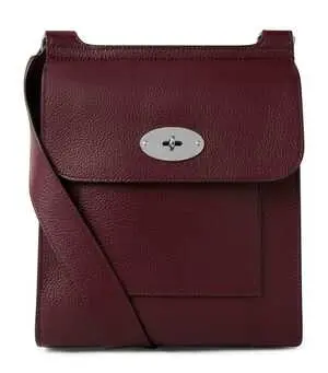 Burgundy Leather Cross Body Bags