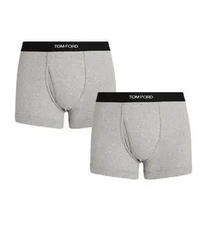 TOM FORD Logo Trunks - Grey