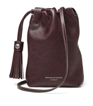 ASPINAL OF LONDON Leather Hudson Cross-body Bag - Red