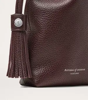 ASPINAL OF LONDON Leather Hudson Cross-body Bag - Red