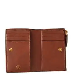 Mulberry Bifold Zipped Continental Wallet - Brown