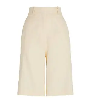Sandro Linen-cotton Bermuda Shorts