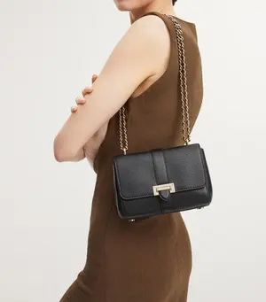 ASPINAL OF LONDON Small Leather Lottie Cross-body Bag