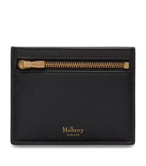 Mulberry Leather Card Holder - Black