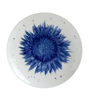 Bernardaud In Bloom Serving Bowl - Blue