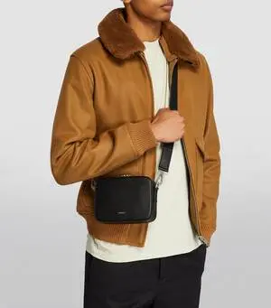 Sandro Saffiano Leather Cross-body Bag