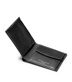 ASPINAL OF LONDON Leather Bifold Coin Wallet