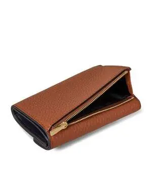 Mulberry Leather Folded Wallet - Brown