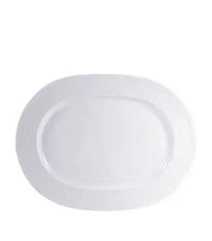 Bernardaud Ecume Oval Platter - White