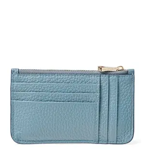 ASPINAL OF LONDON Leather Card Holder Blue