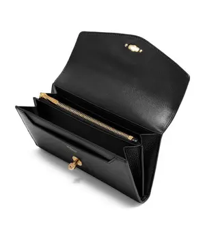 Mulberry Leather Darley Wallet - Black