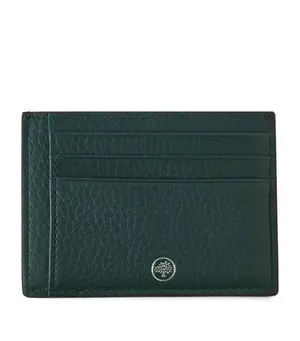Mulberry Grained Leather Card Holder - Green