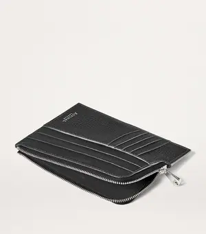 ASPINAL OF LONDON Leather Zipped Travel Wallet - Brown